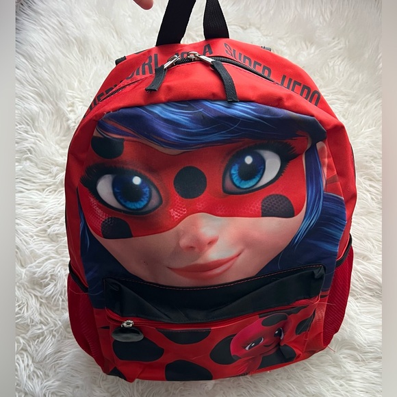 Disney | Bags | Miraculous Ladybug Backpack For Girls 6 Inch Red | Poshmark